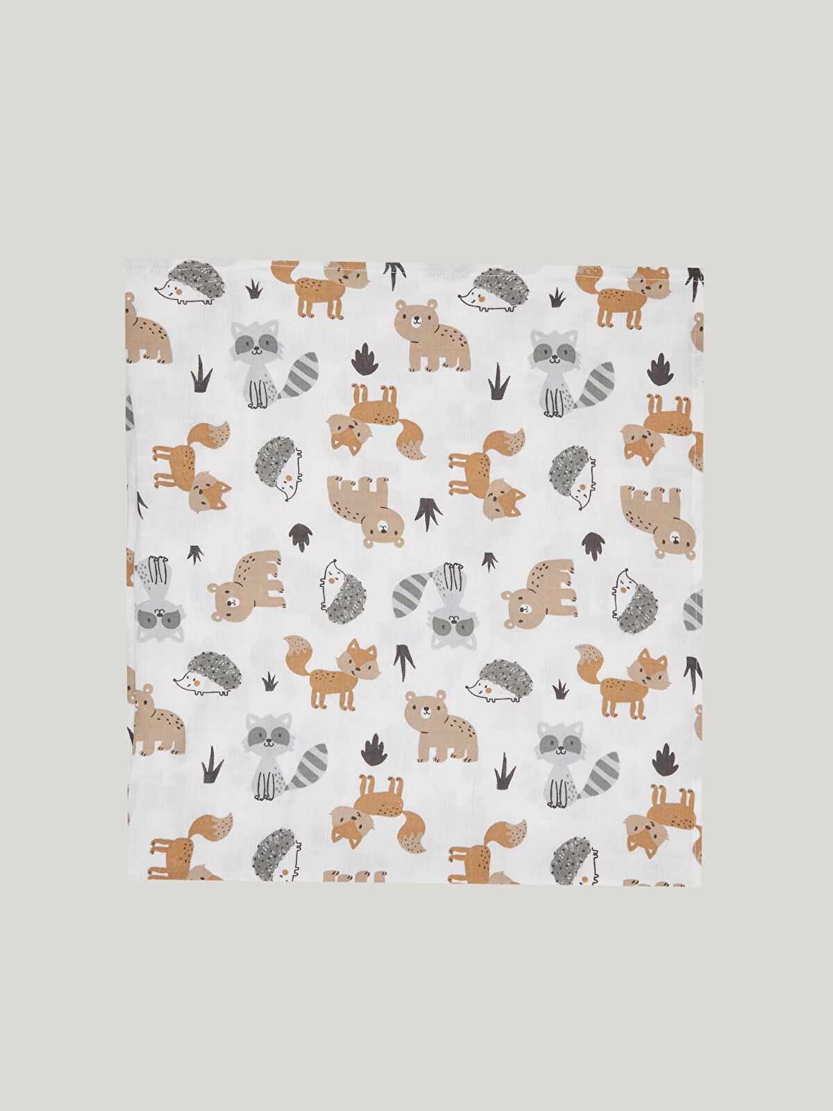 Baskılı Pamuklu Erkek Bebek Müslin Bez