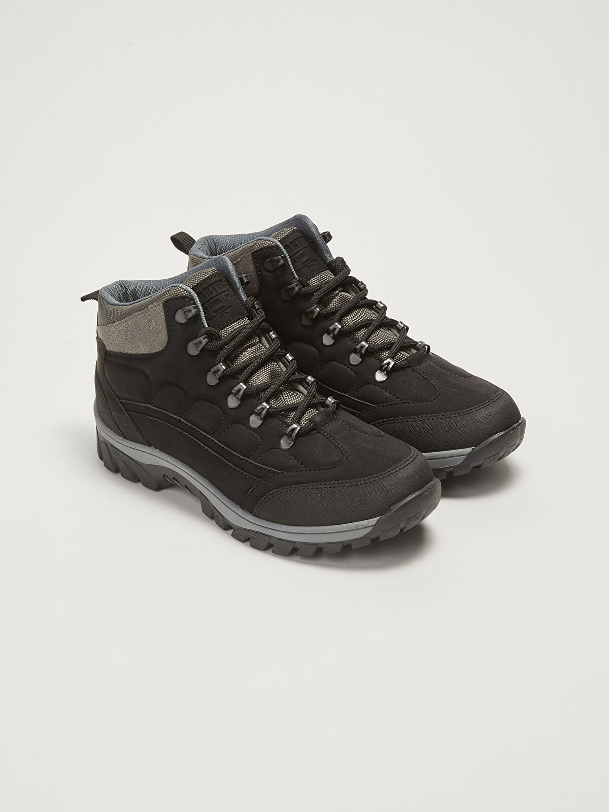 Dekoratif Dikişli Bağcıklı Erkek Trekking Bot