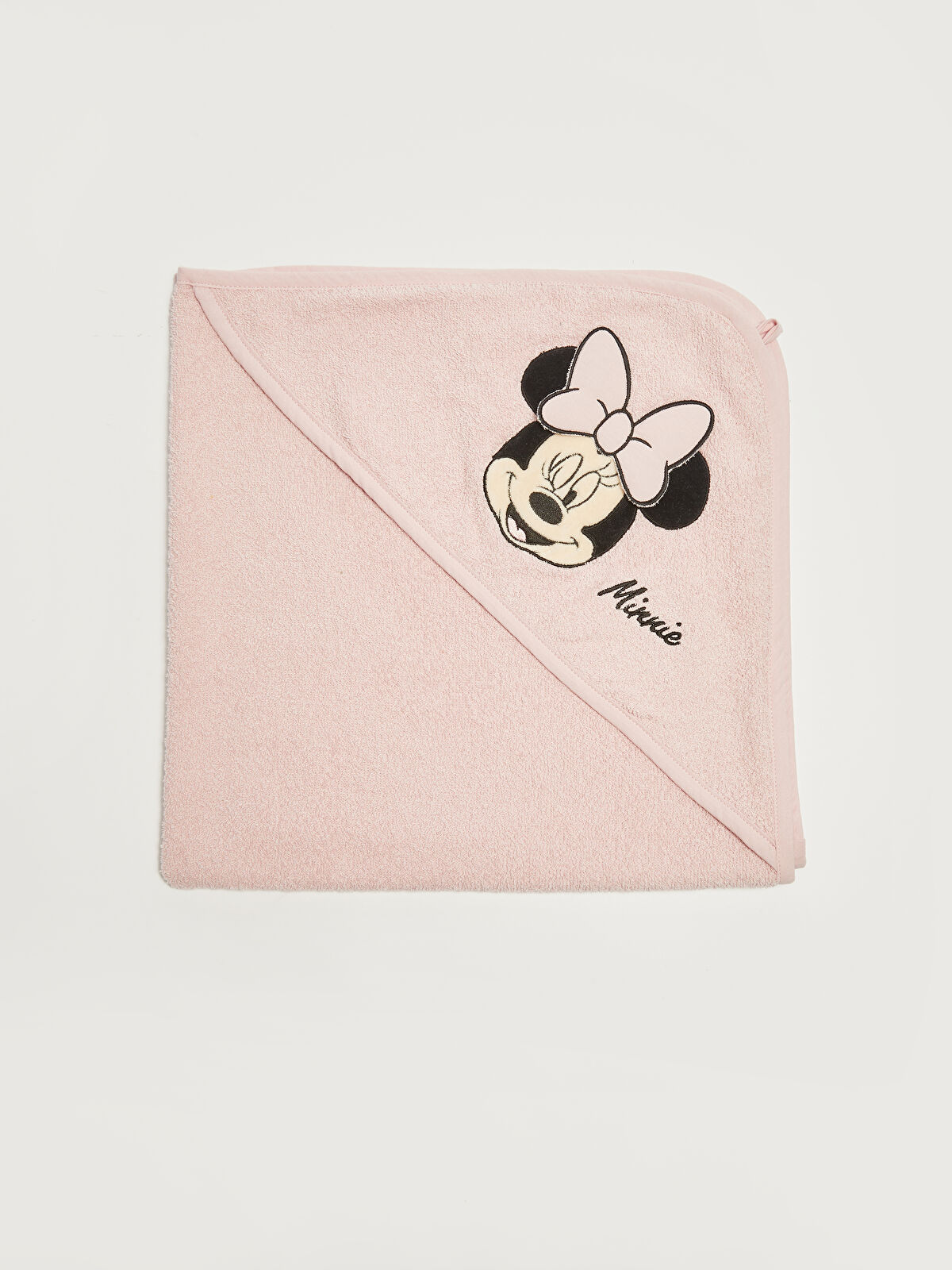 Minnie Mouse Baskılı Kız Bebek Havlu Minnie Mouse Baskılı Kız Bebek Havlu