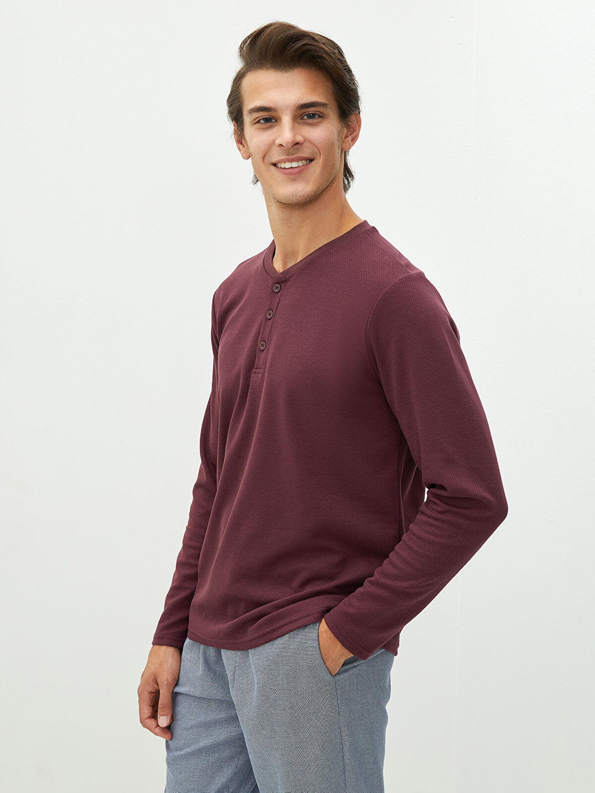 LCW DREAM Standart Kalıp Uzun Kollu Erkek Fanila