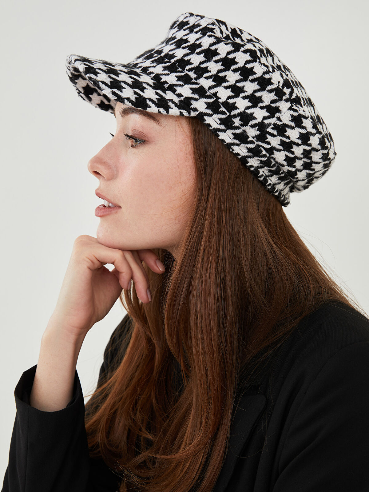 Desenli Kadın Denizci Şapka