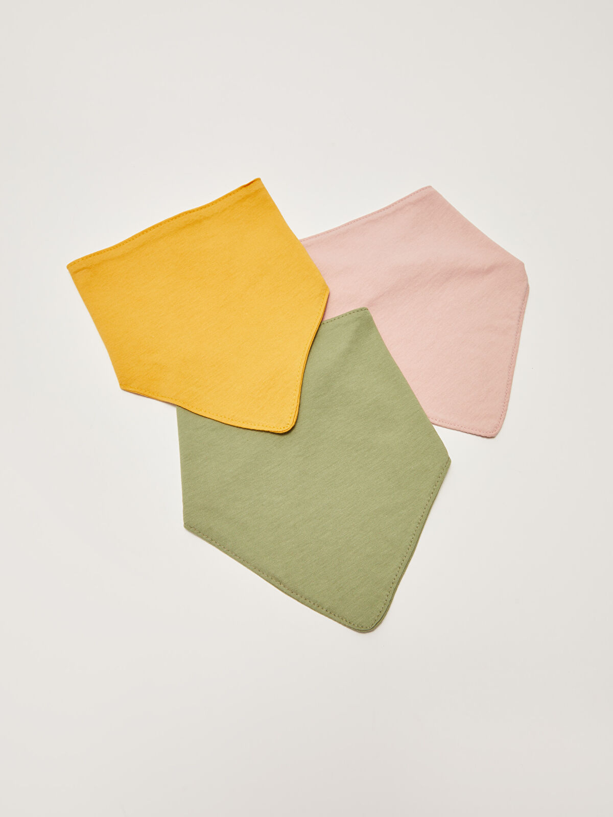 Basic Pamuklu Kız Bebek Mama Önlüğü 3'lü