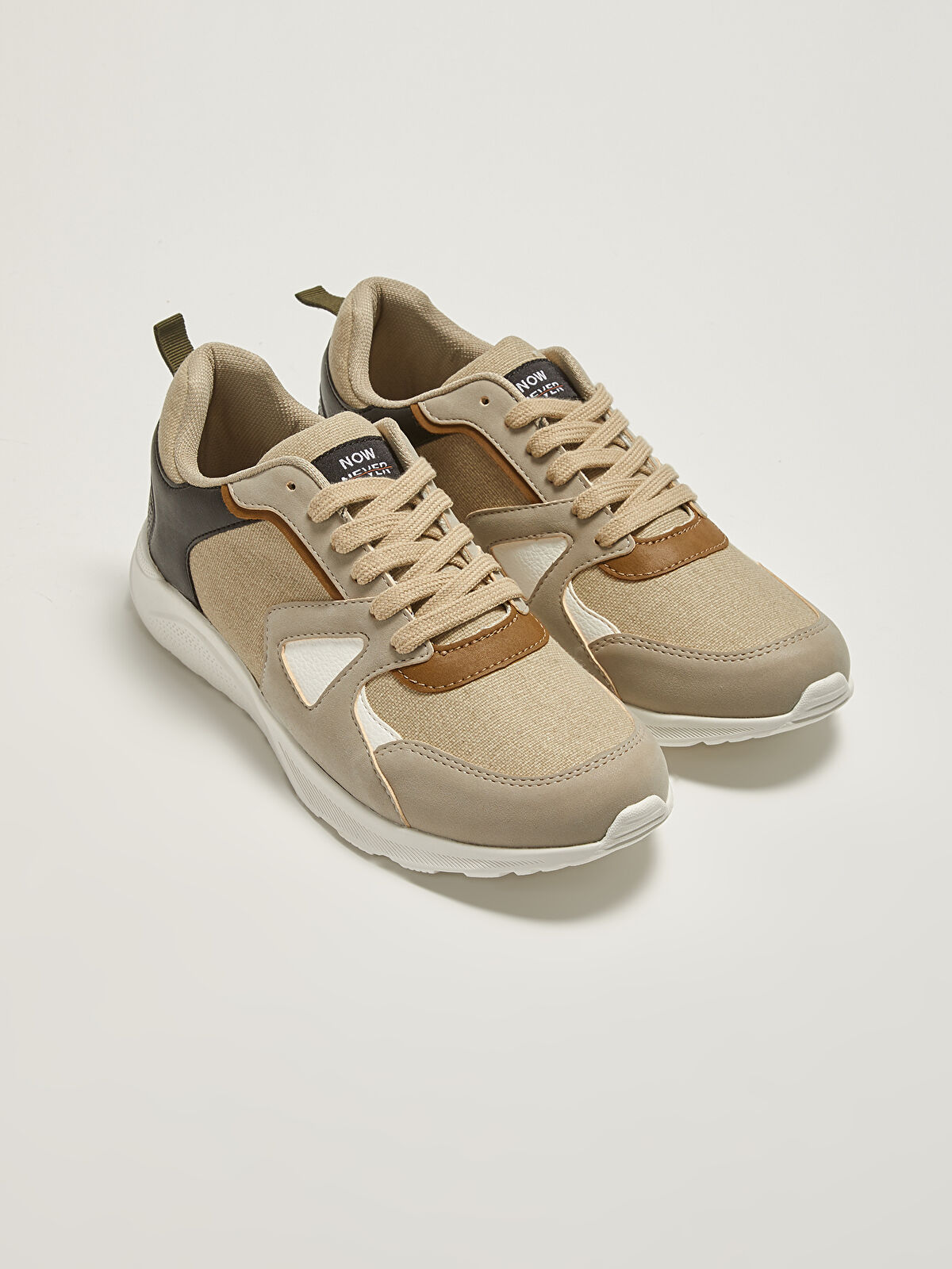 Dekoratif Dikişli Bağcıklı Erkek Spor Ayakkabı