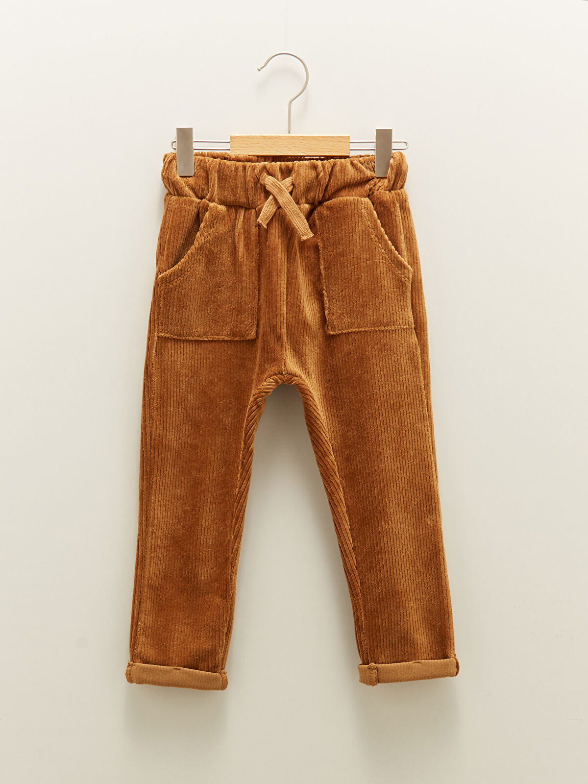 Beli Lastikli Basic Kadife Erkek Bebek Eşofman Alt Beli Lastikli Basic Kadife Erkek Bebek Eşofman Alt