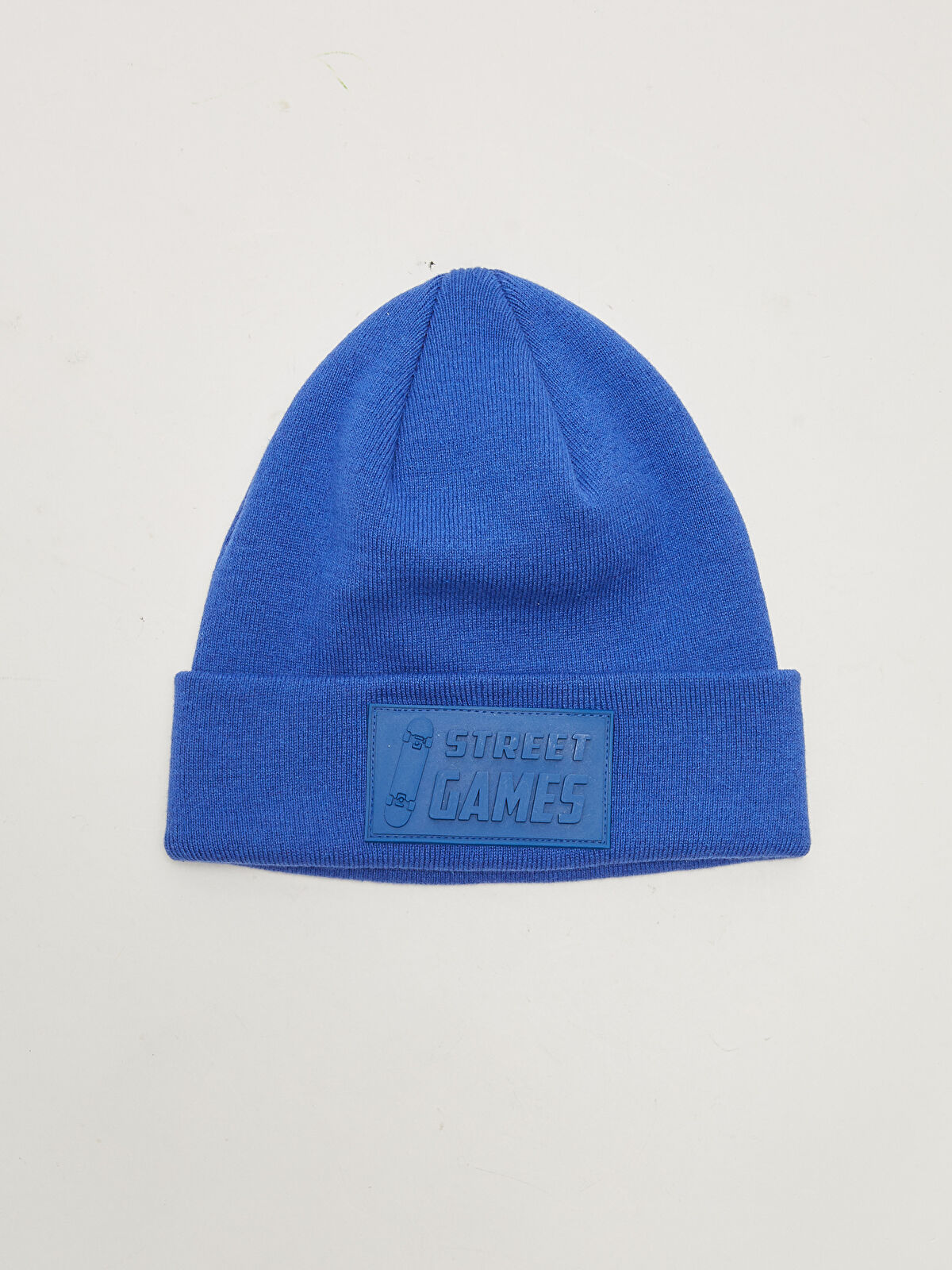 Etiket Baskılı Erkek Çocuk Triko Bere