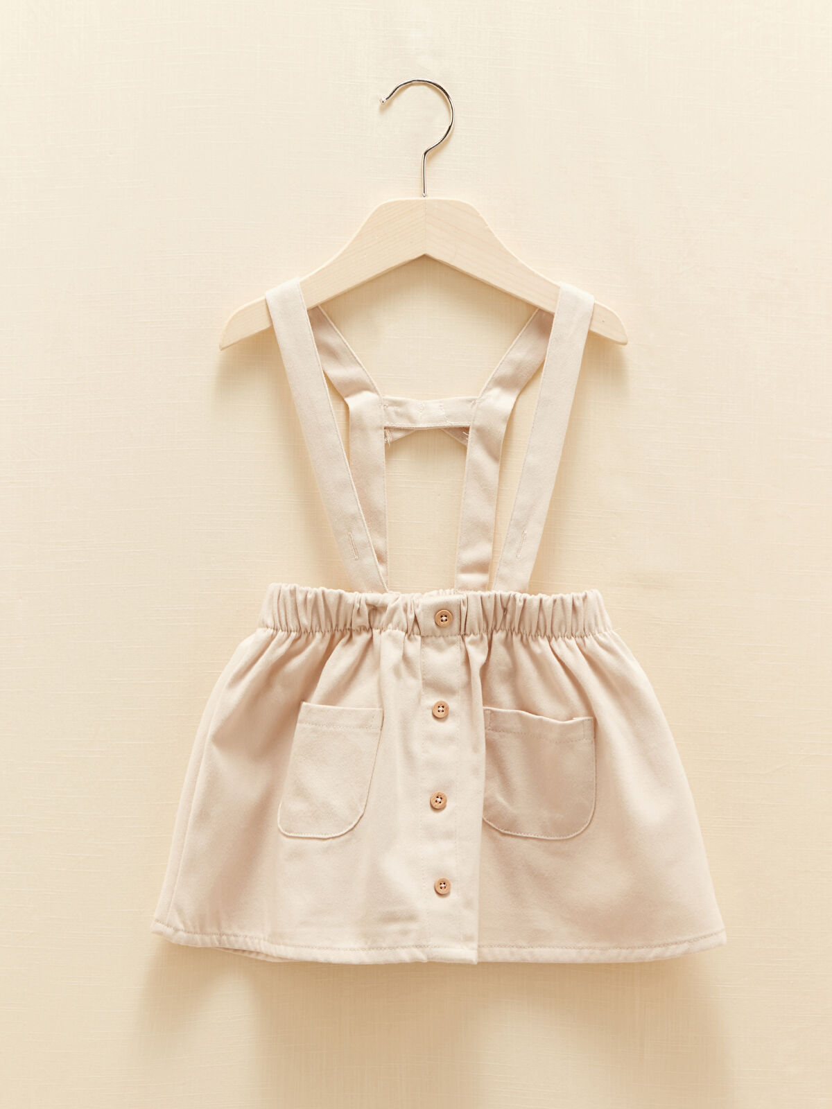 LCW GREEN Basic Organik Pamuklu Kız Bebek Etek