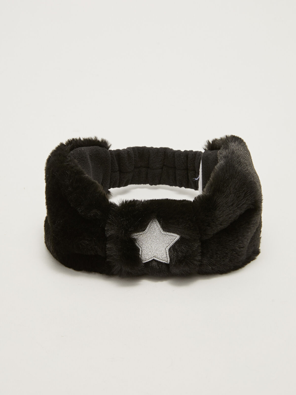 Kız Çocuk Yıldız Baskılı Pelüş Kulaklık