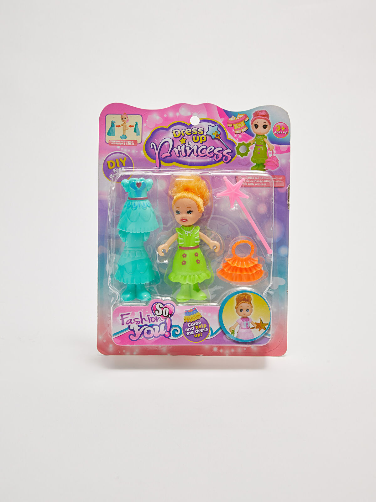 Aksesuarlı Kıyafeti Değiştirilebilen Oyuncak Bebek Aksesuarlı Kıyafeti Değiştirilebilen Oyuncak Bebek