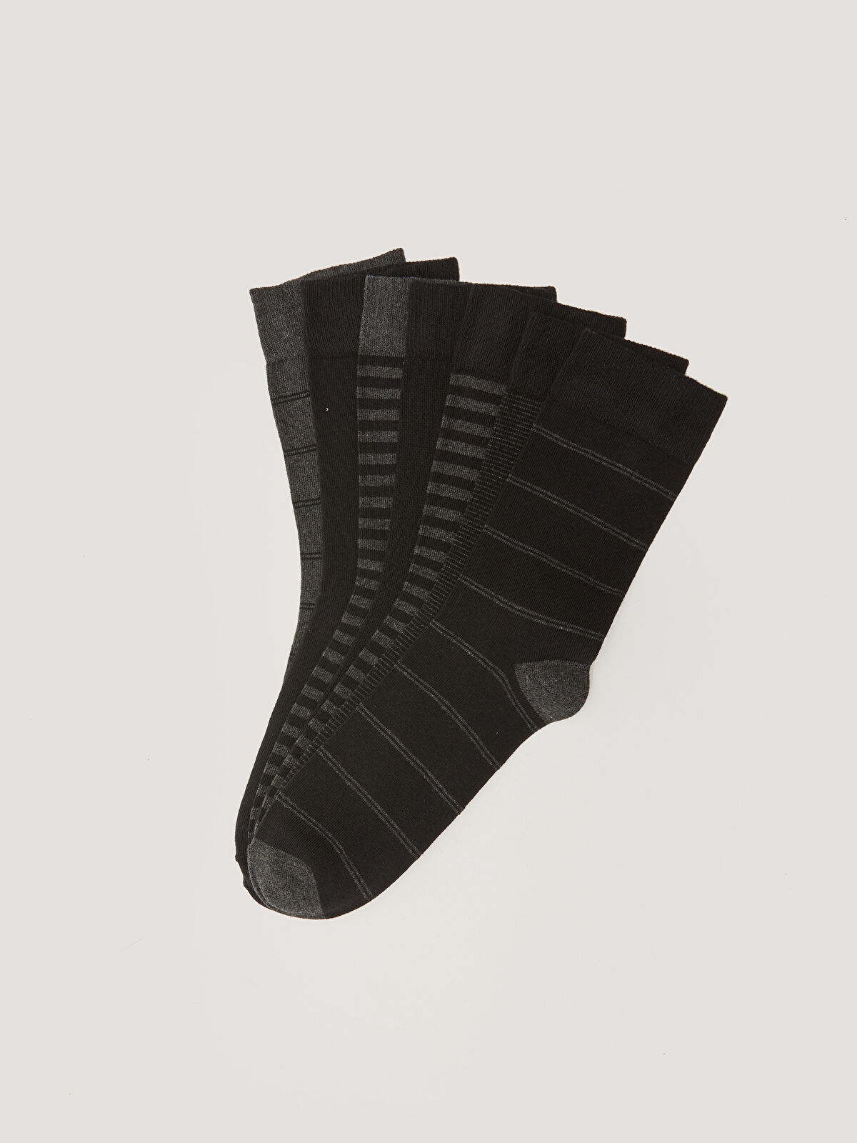 Çizgili Erkek Soket Çorap 7'li
