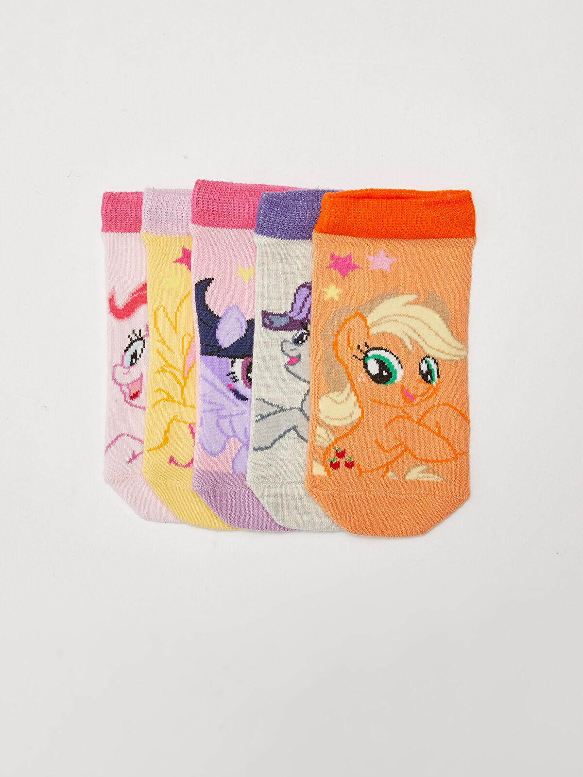 My Little Pony Desenli Kız Çocuk Patik Çorap 5'li