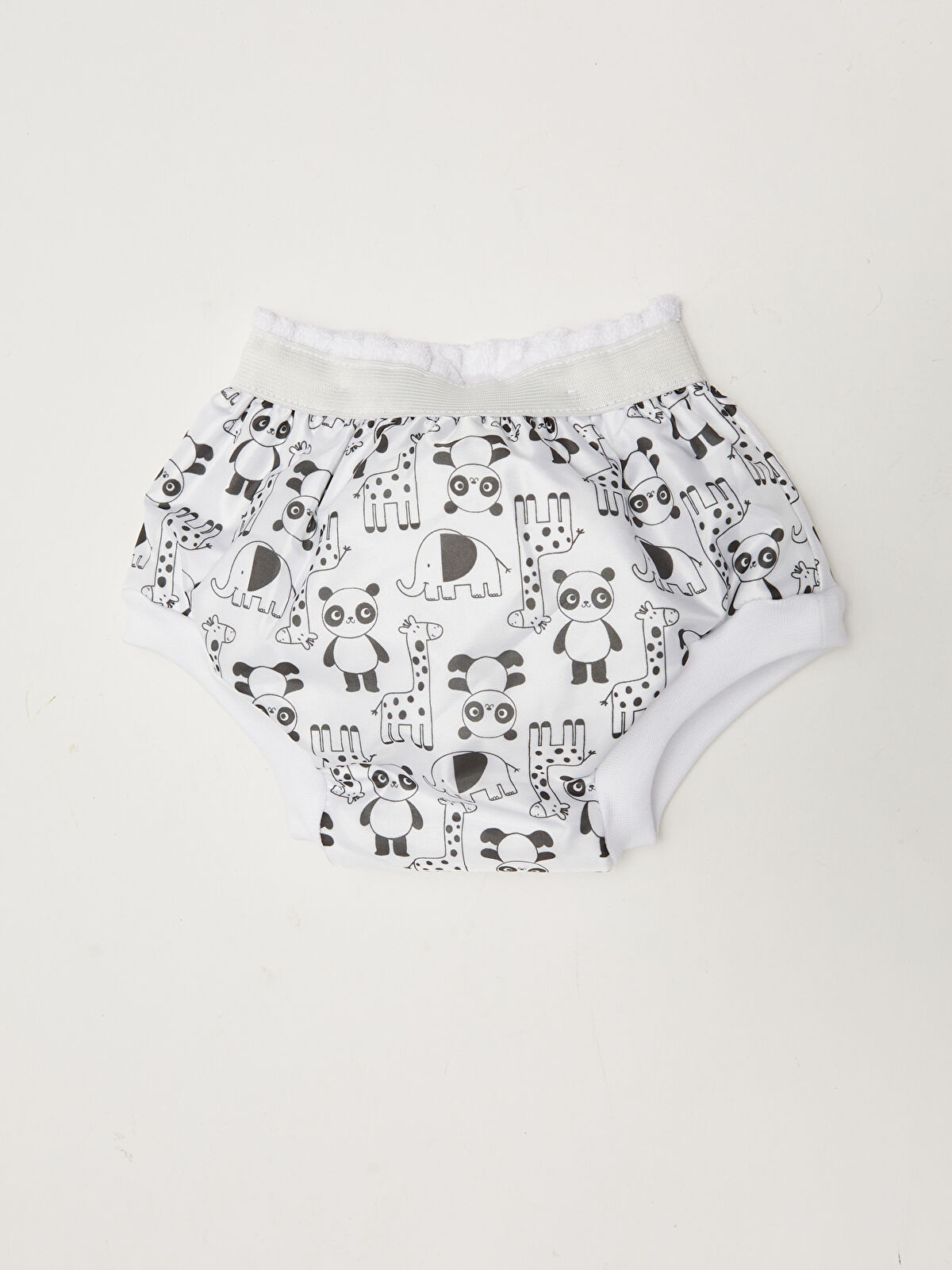 Beli Lastikli Baskılı Erkek Bebek Alıştırma Külodu