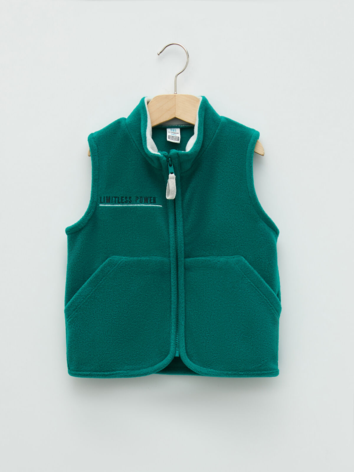 Dik Yaka Polar Erkek Bebek Fermuarlı Yelek Dik Yaka Polar Erkek Bebek Fermuarlı Yelek