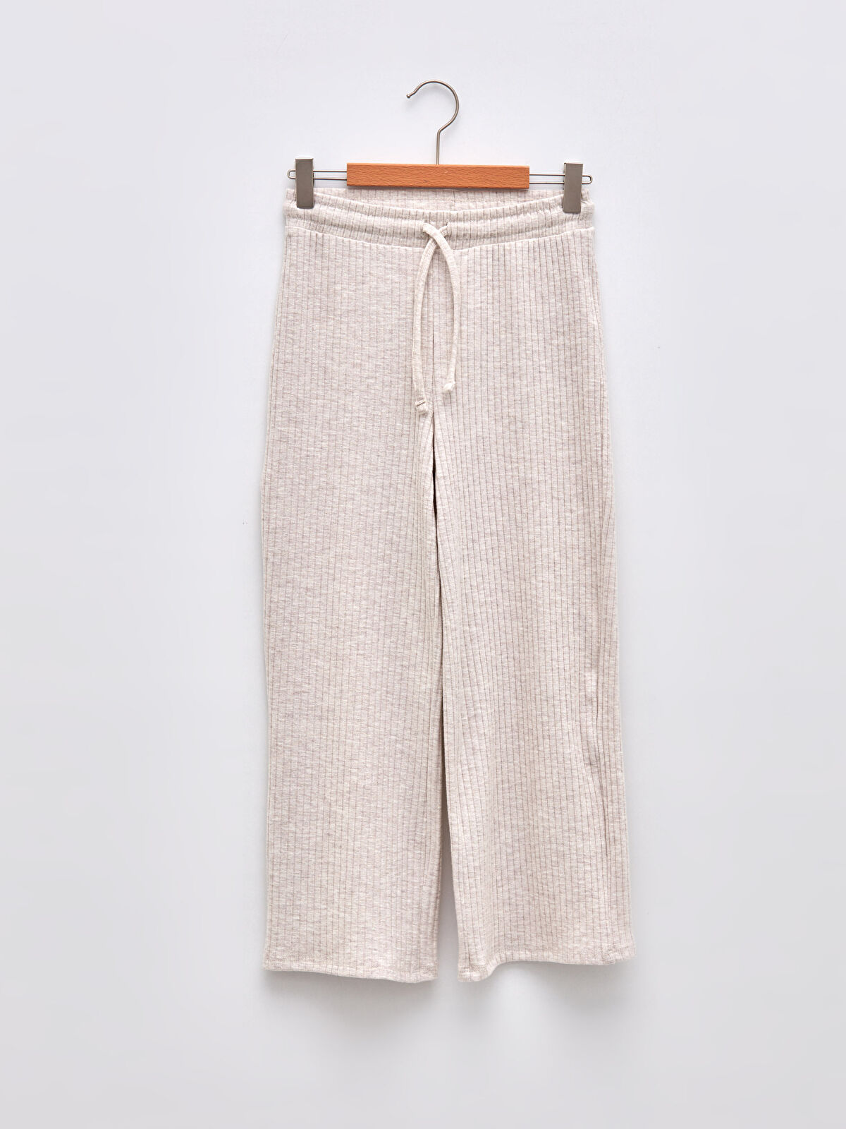 Beli Lastikli Basic Geniş Paşa Kız Çocuk Eşofman Altı