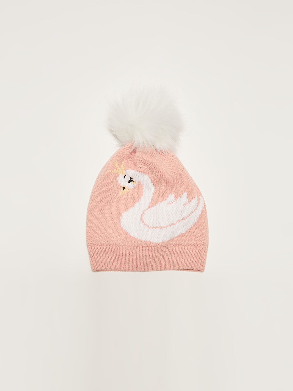 Kız Çocuk Ponponlu Triko Bere