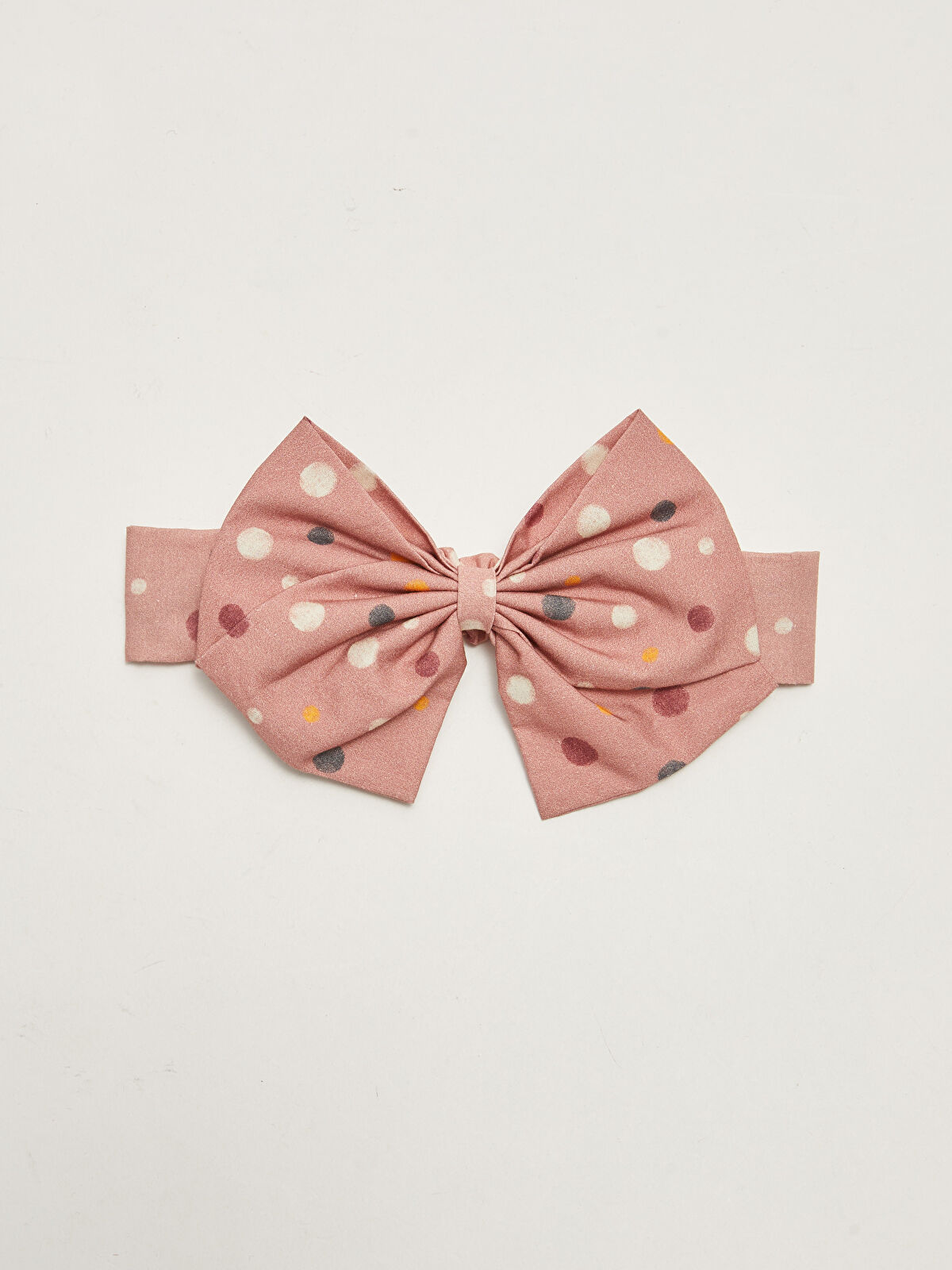 Fiyonk Detaylı Pamuklu Kız Bebek Saç Bandı
