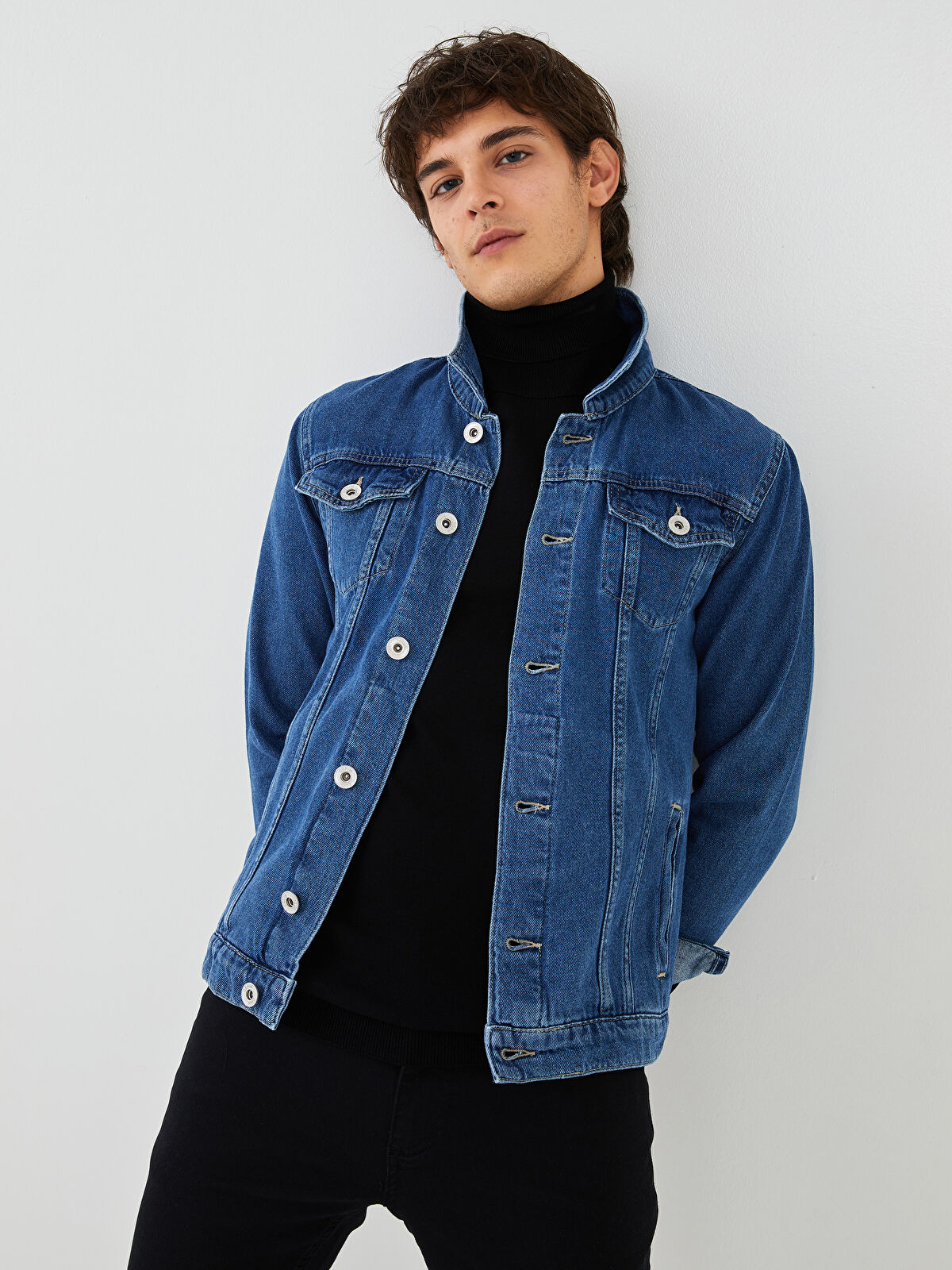 XSIDE Standart Kalıp Erkek Jean Ceket