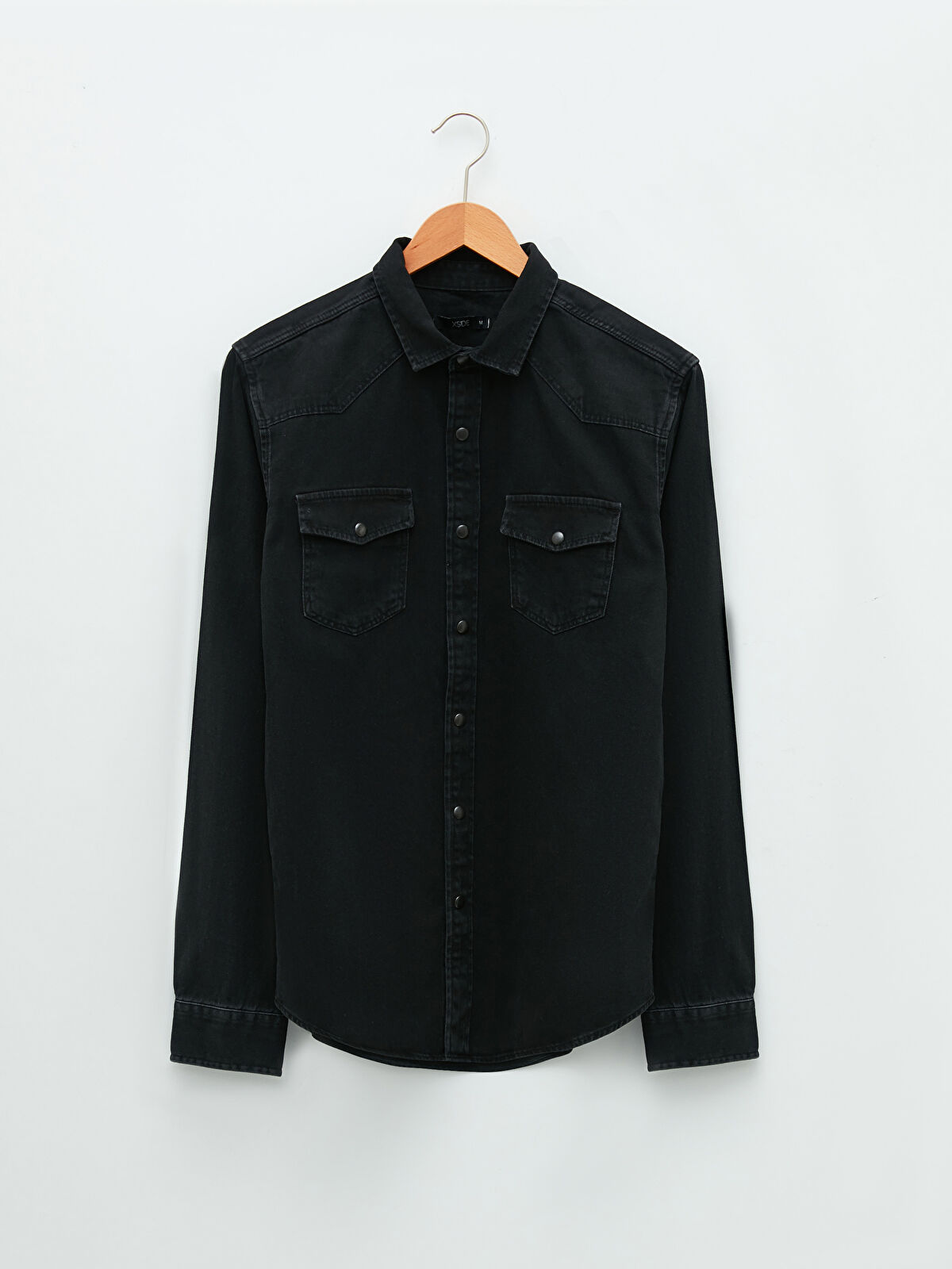 XSIDE Regular Fit Uzun Kollu Erkek Jean Gömlek