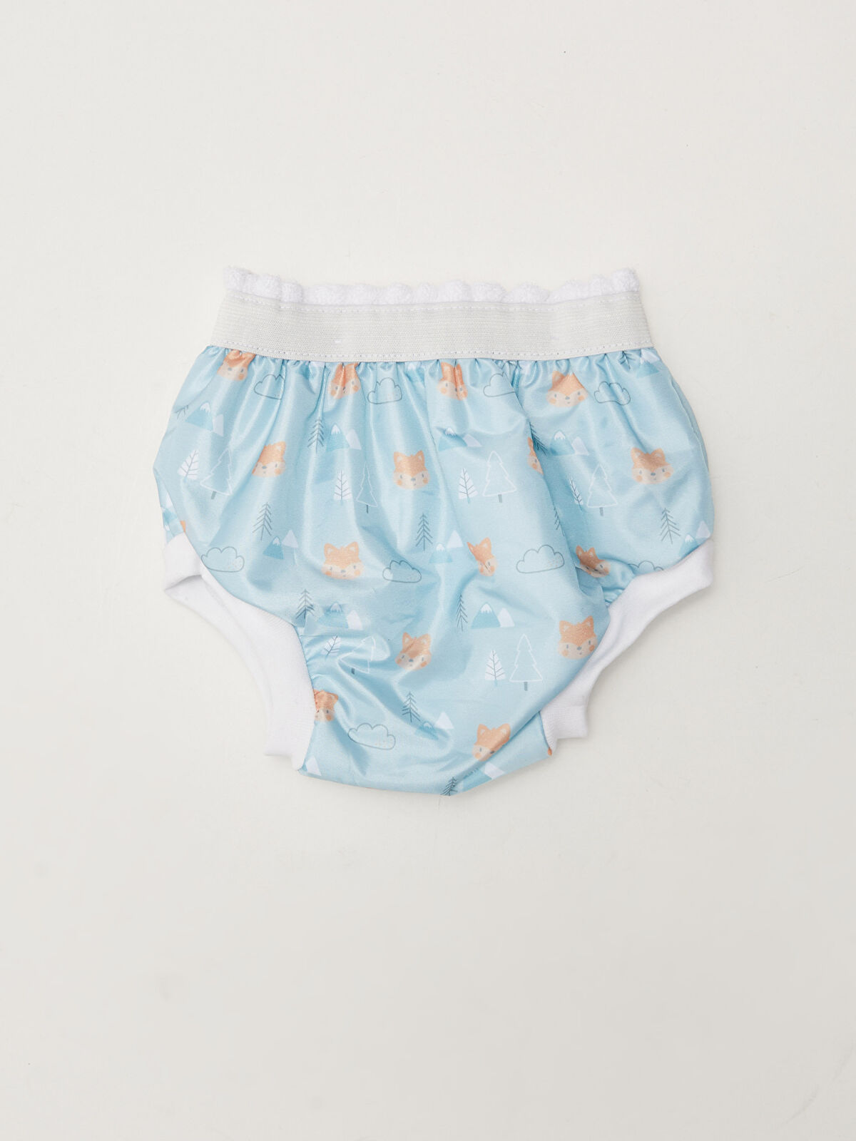 Beli Lastikli Baskılı Erkek Bebek Alıştırma Külodu