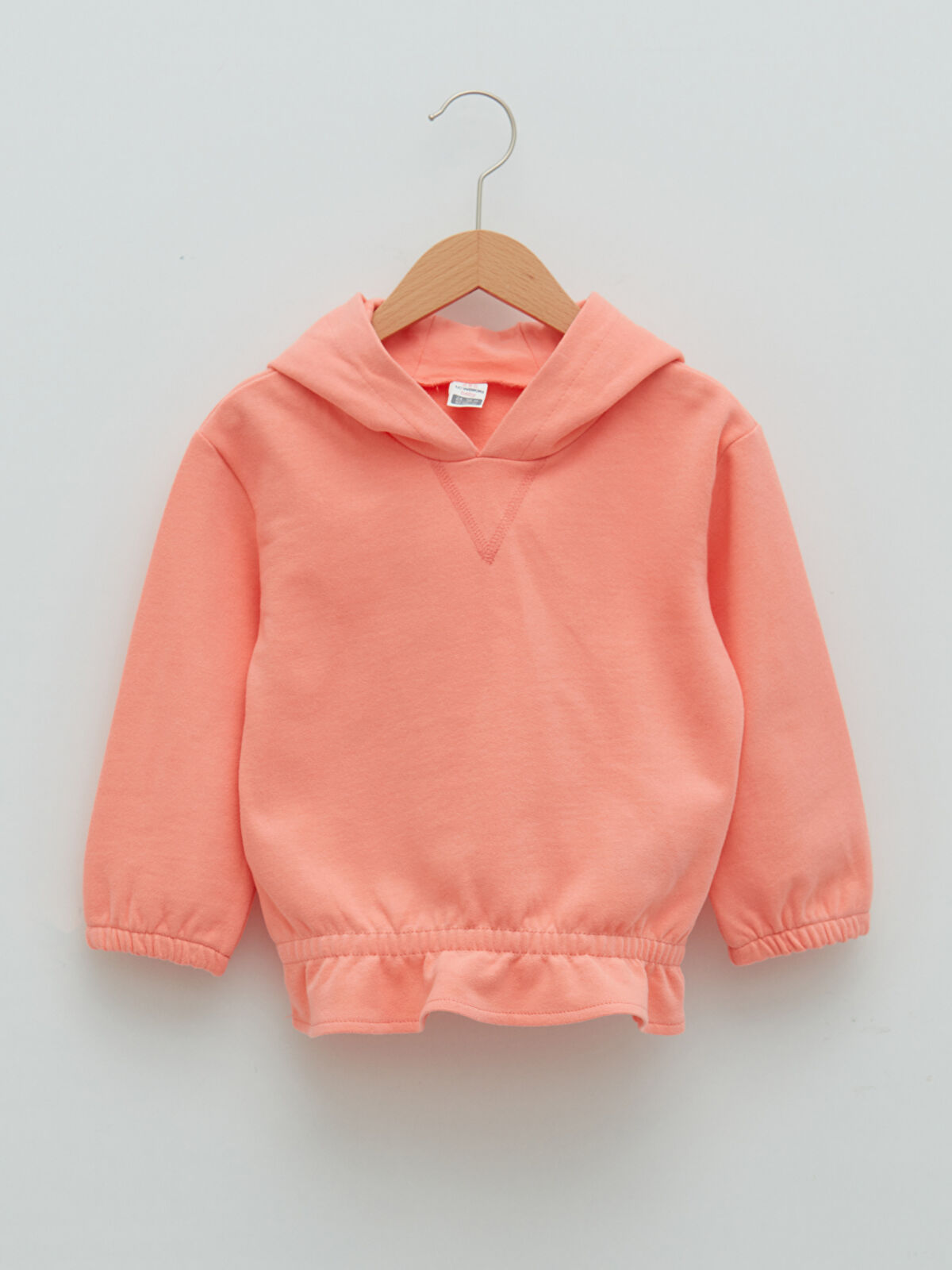 Kapüşonlu Uzun Kollu Fiyonk Detaylı Kız Bebek Sweatshirt Kapüşonlu Uzun Kollu Fiyonk Detaylı Kız Bebek Sweatshirt