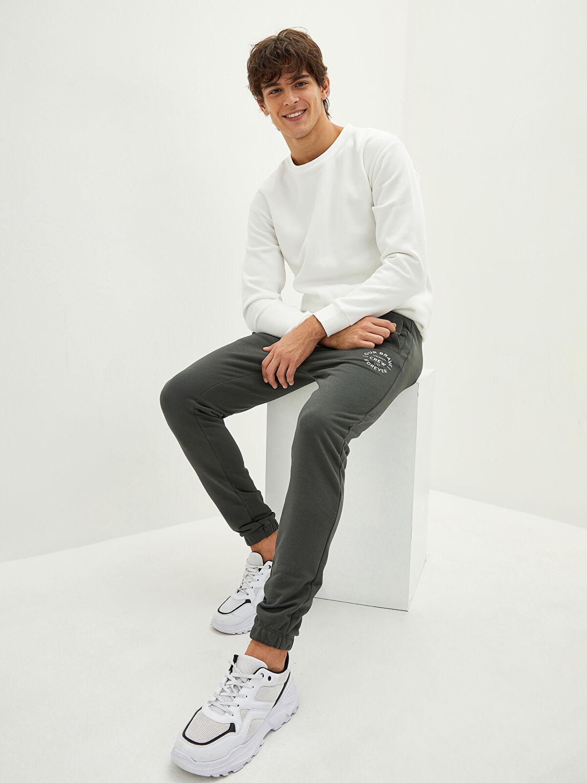 LCW CASUAL Slim Fit Erkek Jogger Eşofman Altı Baba ve Oğul Kombini