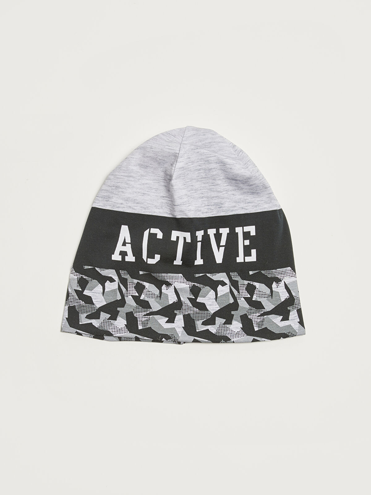 Baskılı Erkek Triko Bere