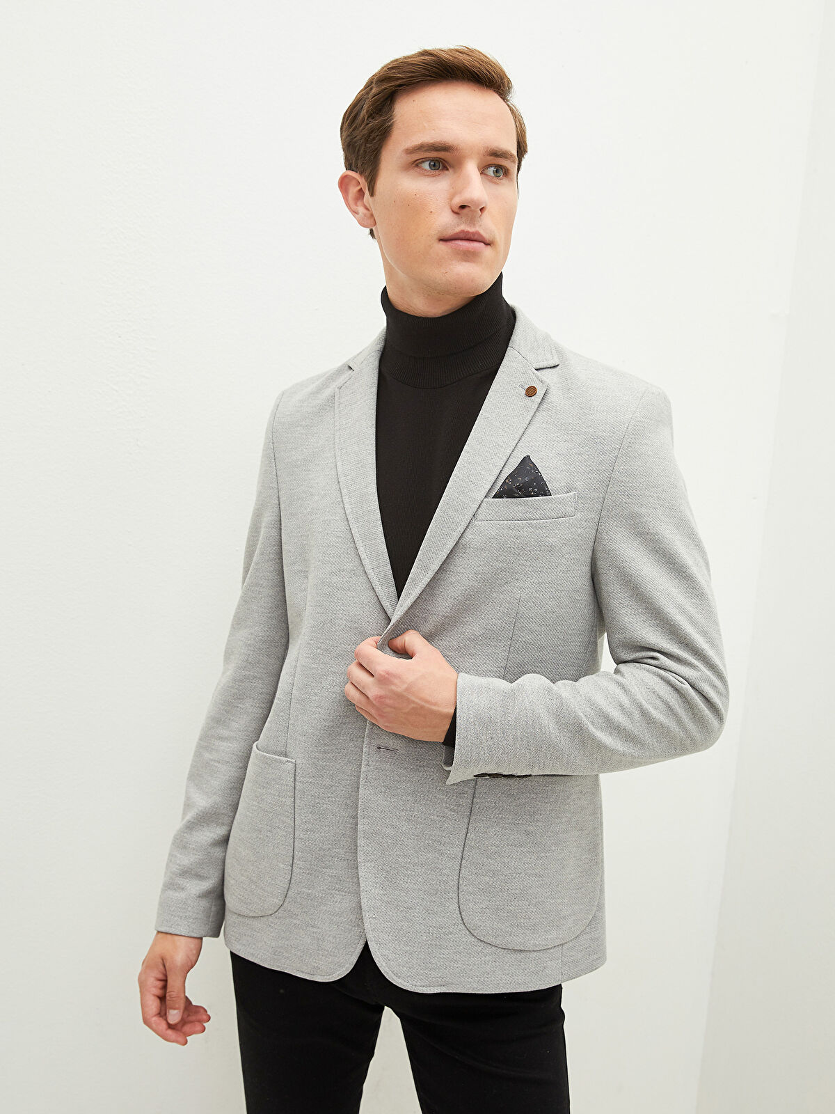 LCW VISION Dar Kalıp Erkek Blazer Ceket