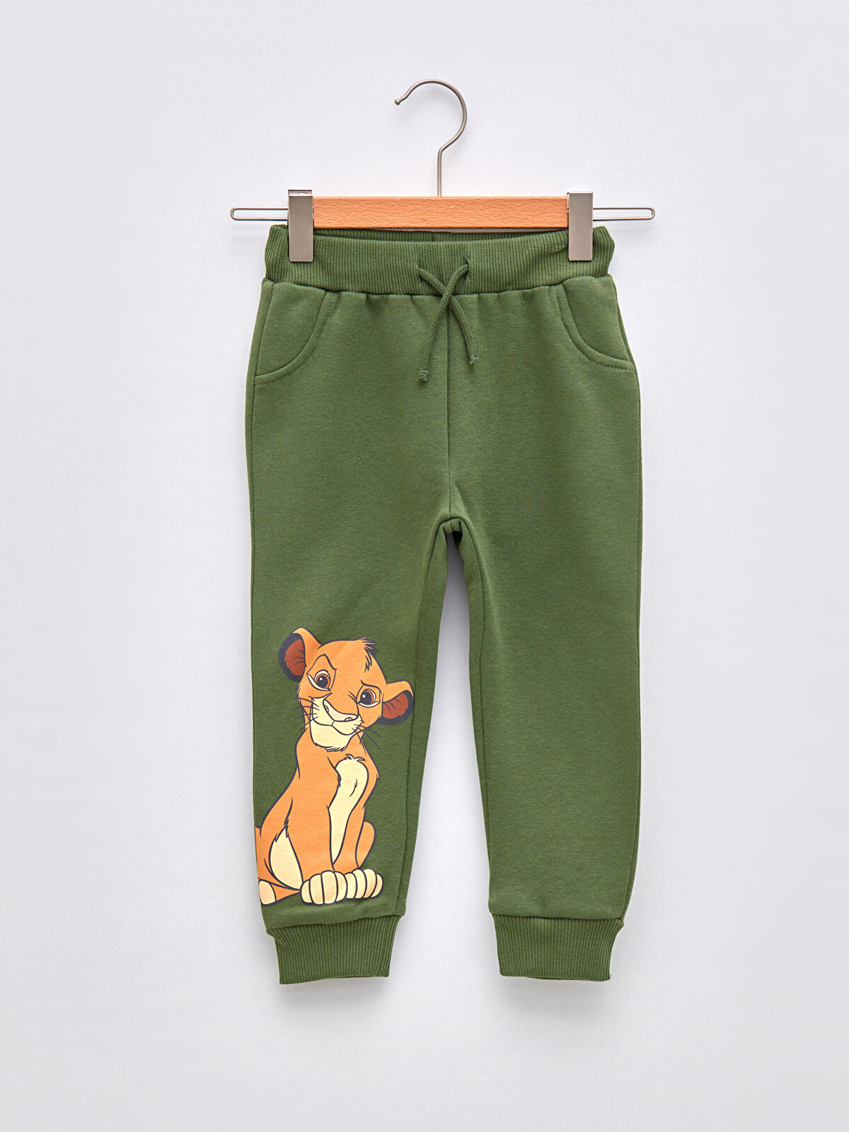 Beli Lastikli Aslan Kral Baskılı Erkek Bebek Jogger Eşofman Alt Beli Lastikli Aslan Kral Baskılı Erkek Bebek Jogger Eşofman Alt