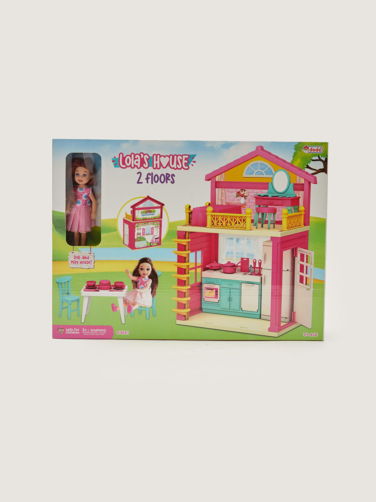 Dede Oyuncak Lola'nın 2 Katlı Evi Oyuncak Seti