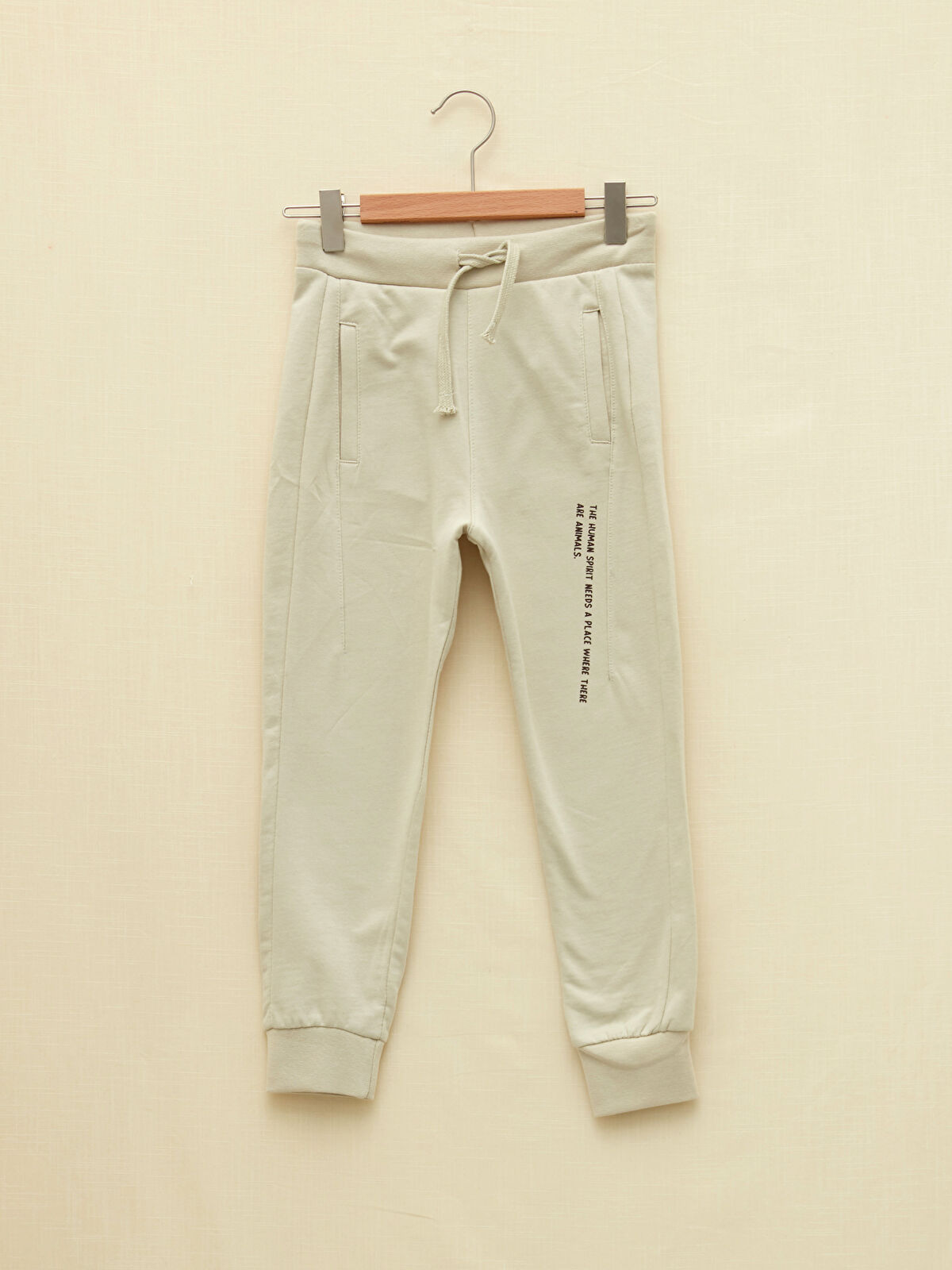 LCW GREEN Beli Lastikli Baskılı Erkek Çocuk Jogger Eşofman Altı