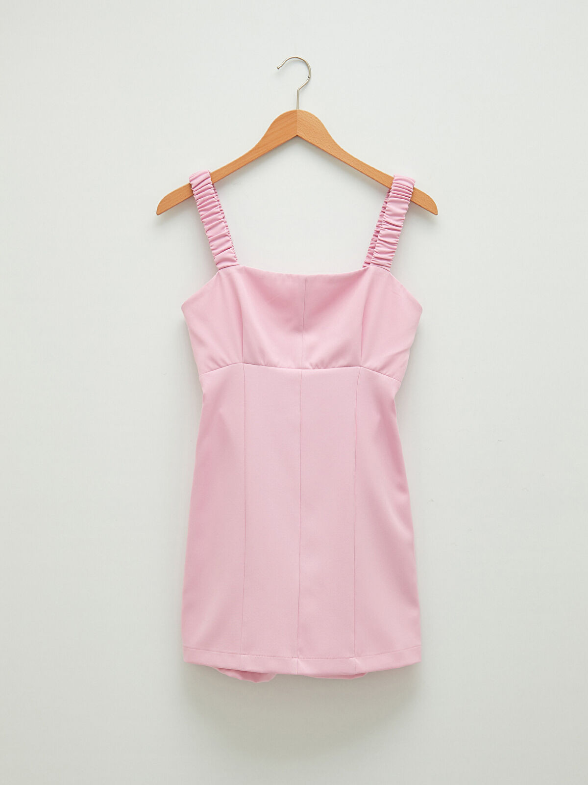 XSIDE Kare Yaka Düz Askılı Kadın Tulum