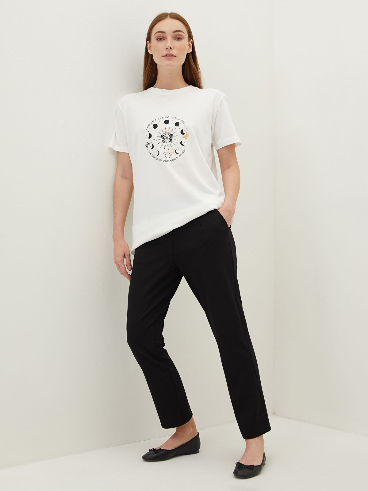 MODEST Dar Fit Cep Detaylı Krep Kumaş Kadın Pantolon