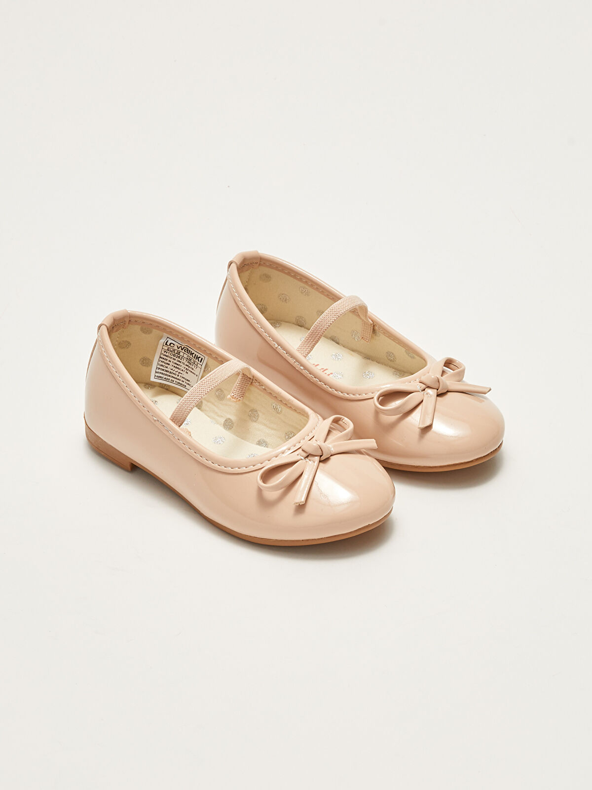 Fiyonk Detaylı Lastikli Kız Bebek Babet