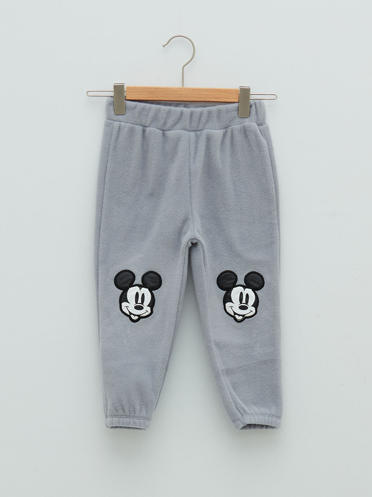 Beli Lastikli Mickey Mouse Nakış Detaylı Polar Erkek Bebek Eşofman Alt Beli Lastikli Mickey Mouse Nakış Detaylı Polar Erkek Bebek Eşofman Alt
