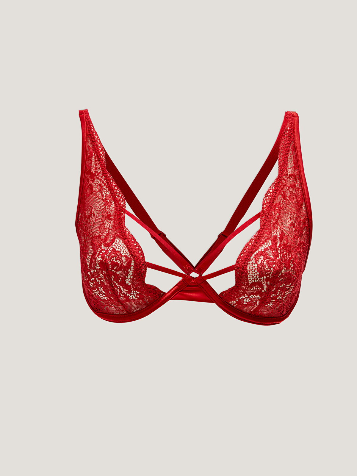 LCW DREAM Balenli Dantel Detaylı Tişört Sütyen