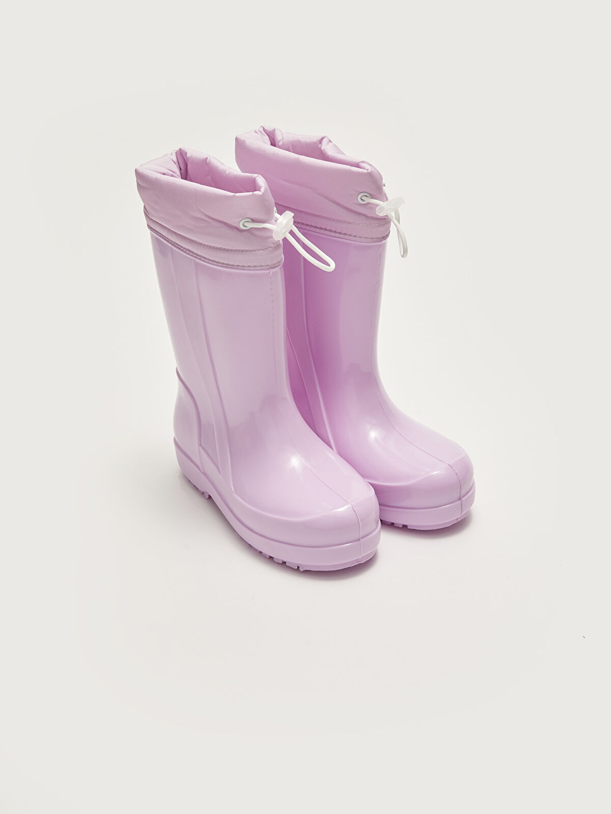 Sıcak Astarlı Elastik İpli Kız Çocuk Yağmur Botu