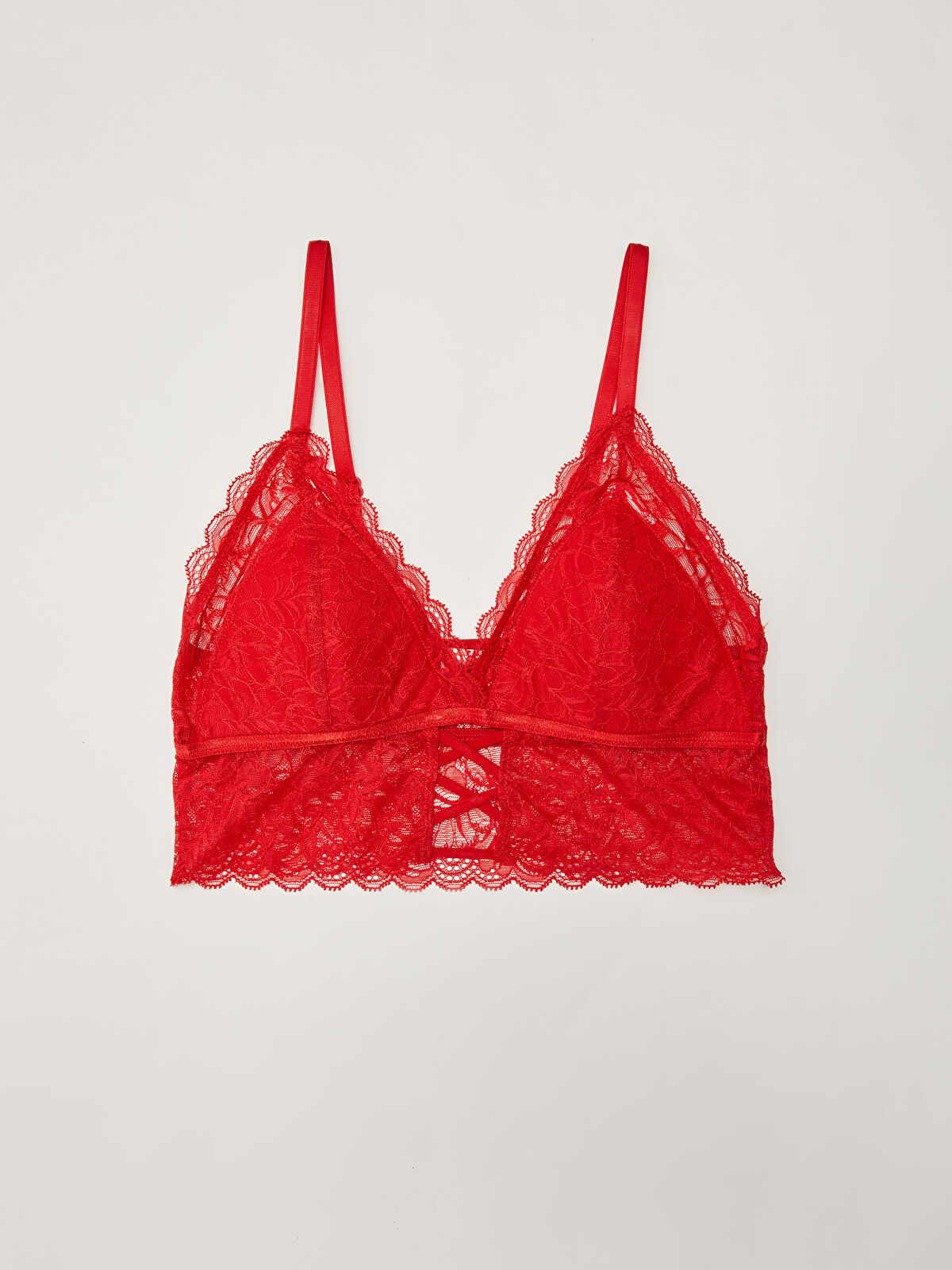 LCW DREAM Balensiz Dolgusuz Dantel Detaylı Bralet Sütyen