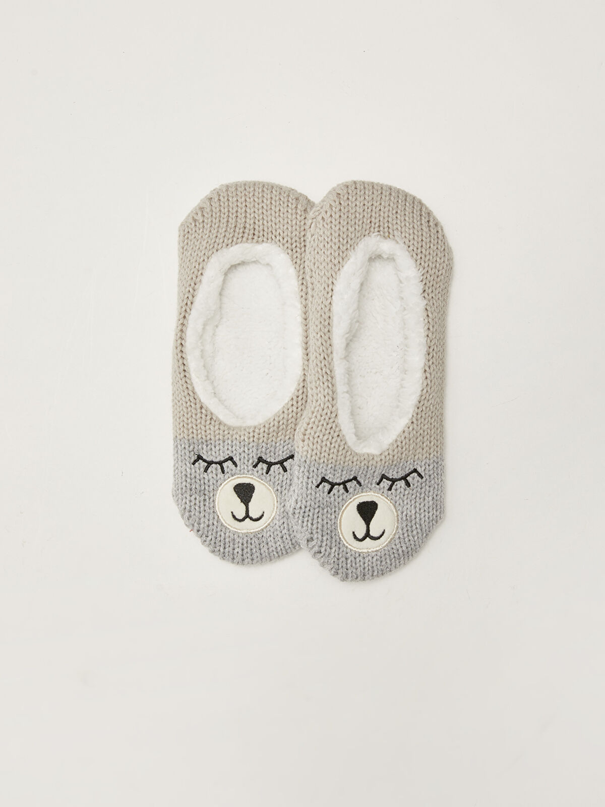 LCW DREAM Nakışlı Kaydırmaz Taban Kadın Ev Çorabı