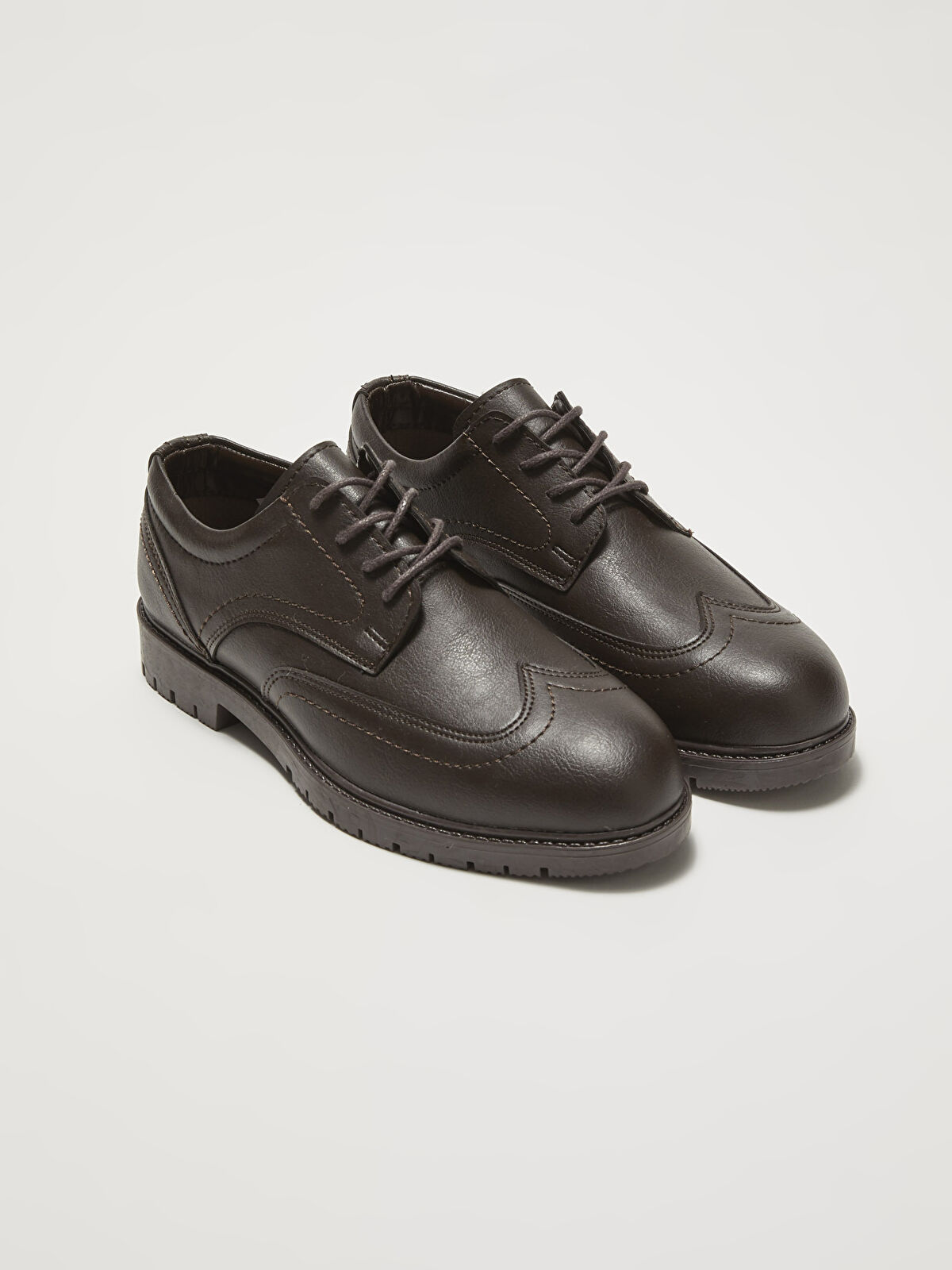 Bağcıklı Dekoratif Dikişli Erkek Klasik Ayakkabı