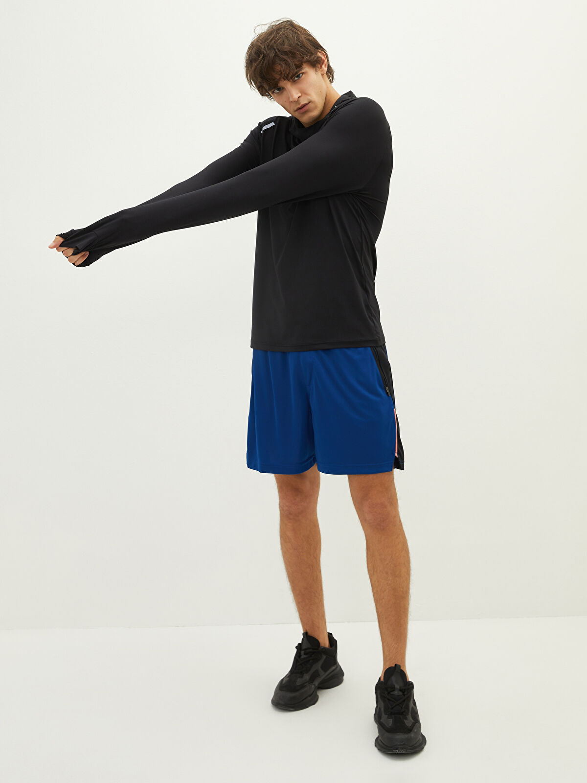 LCW SPORTS Kapüşonlu Uzun Kollu Erkek Sweatshirt