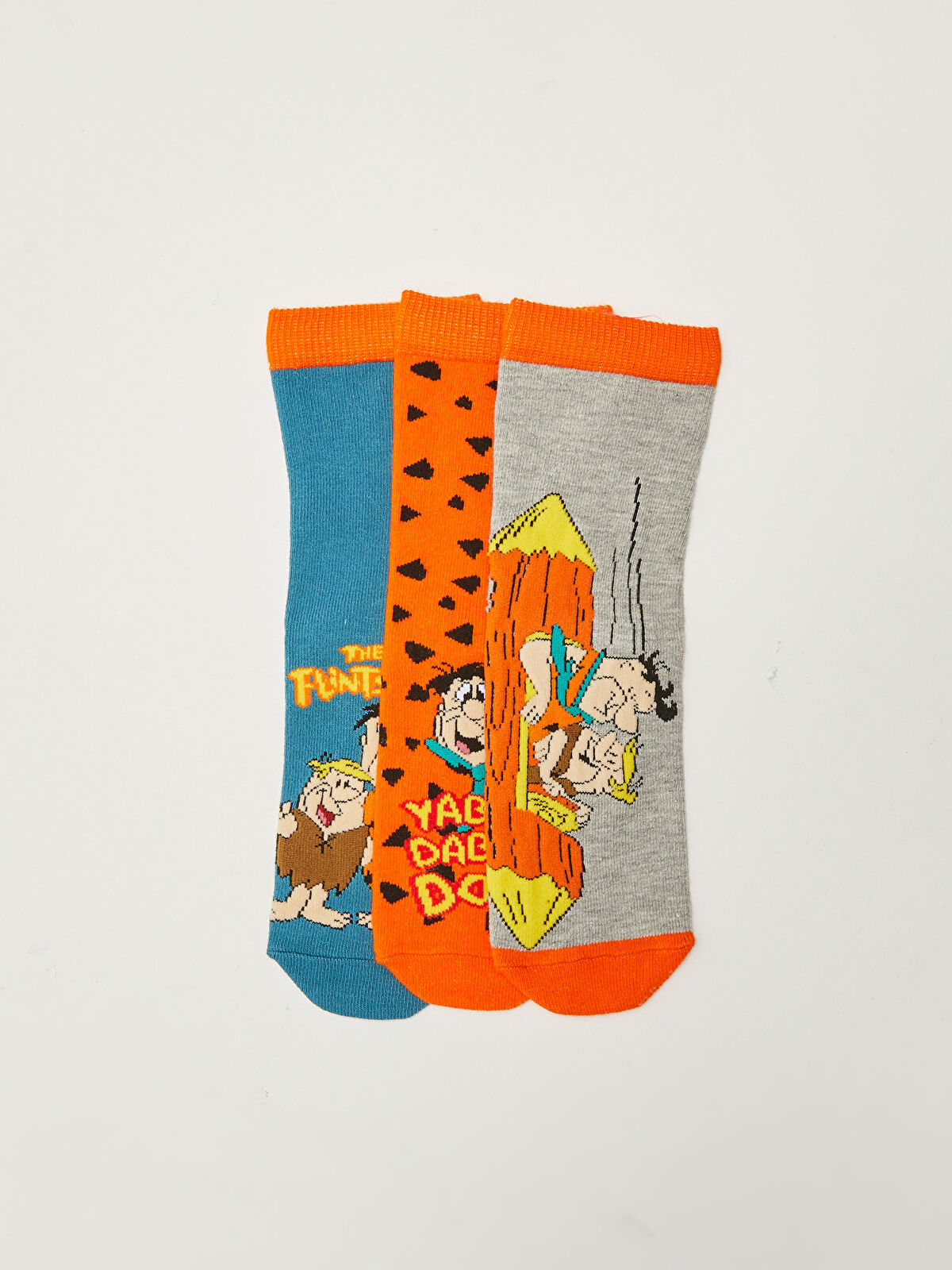 Taş Devri Desenli Erkek Çocuk Soket Çorap 3'lü Taş Devri Desenli Erkek Çocuk Soket Çorap 3'lü