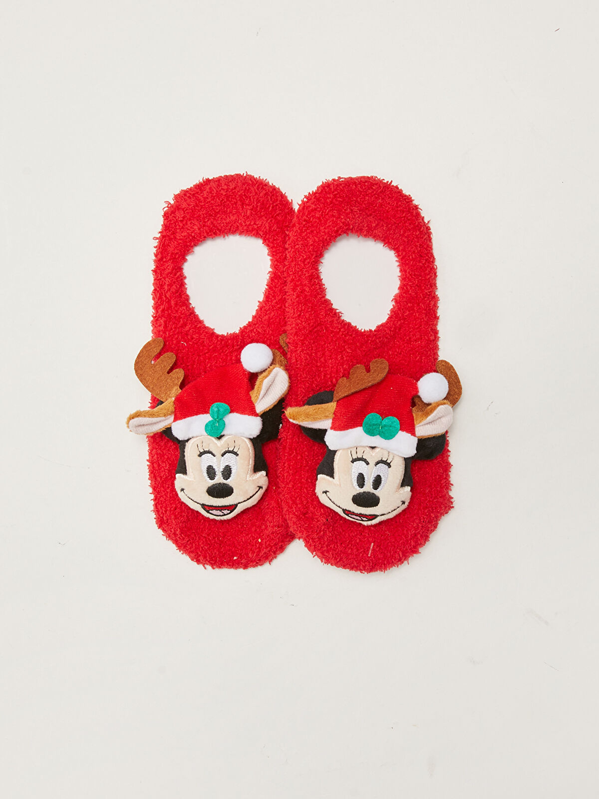 LCW DREAM 3D Mickey Mouse Figürlü Kaydırmaz Taban Kadın Ev Çorabı