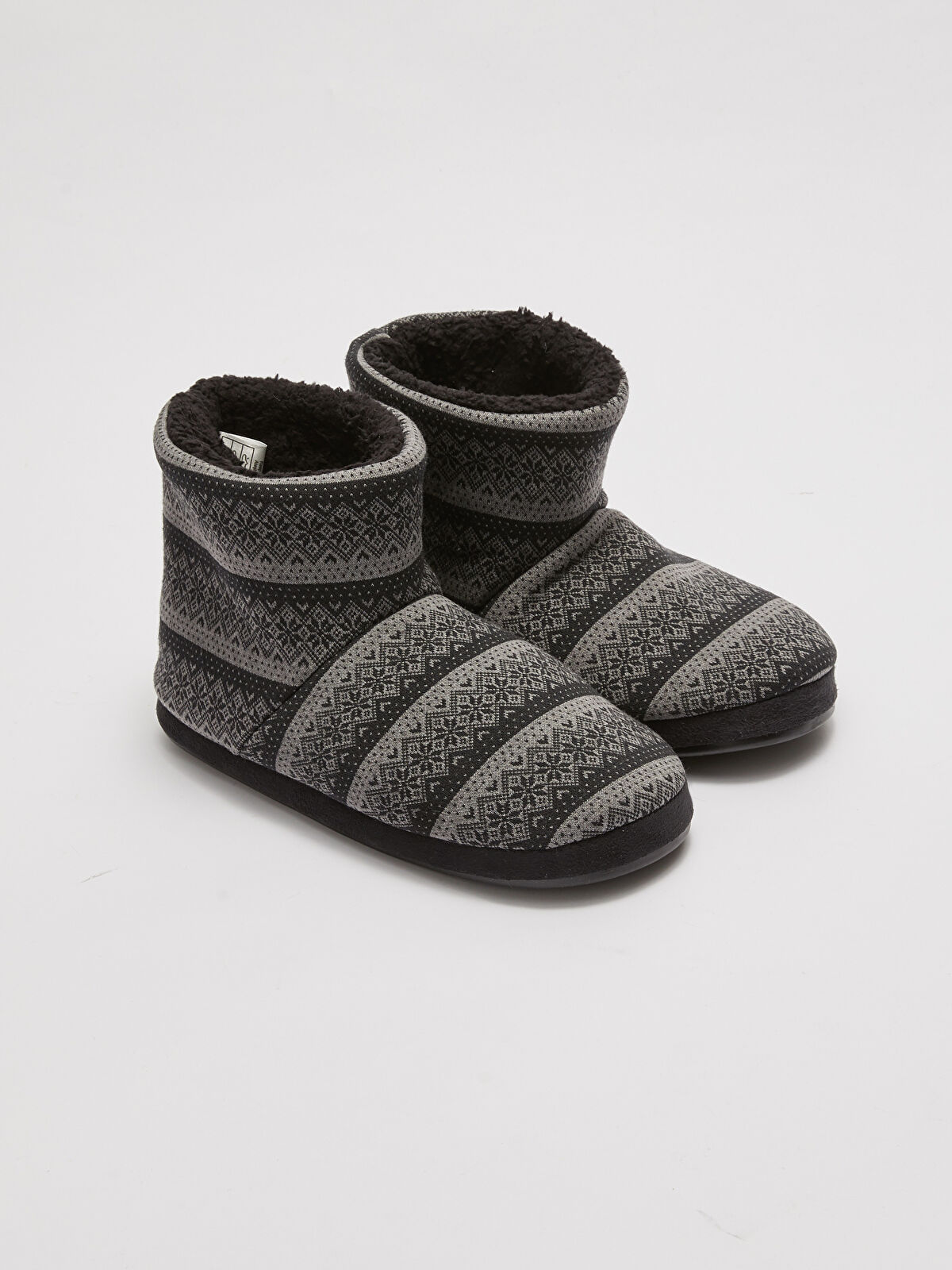 Desenli İçi Pelüş Erkek Ev Botu