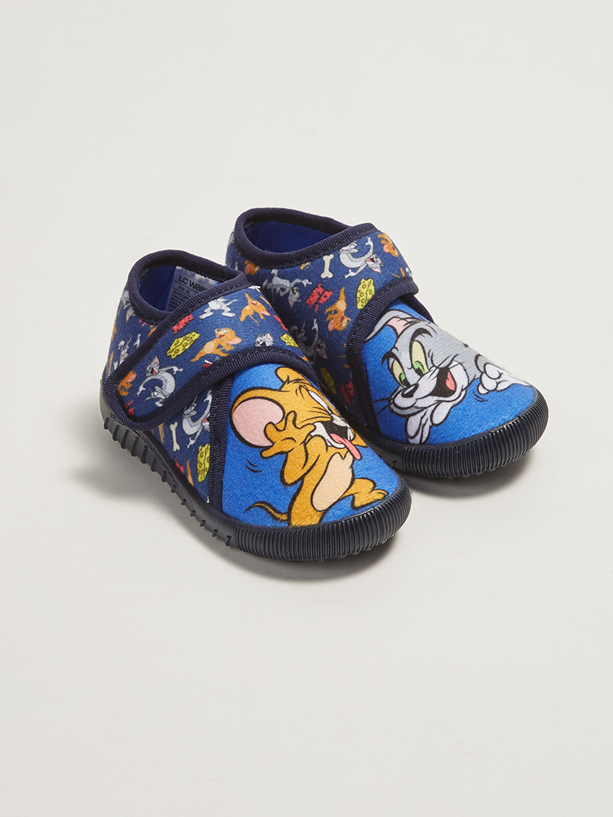 Tom&Jerry Lisanslı Cırt Cırtlı Erkek Bebek Panduf Tom&Jerry Lisanslı Cırt Cırtlı Erkek Bebek Panduf