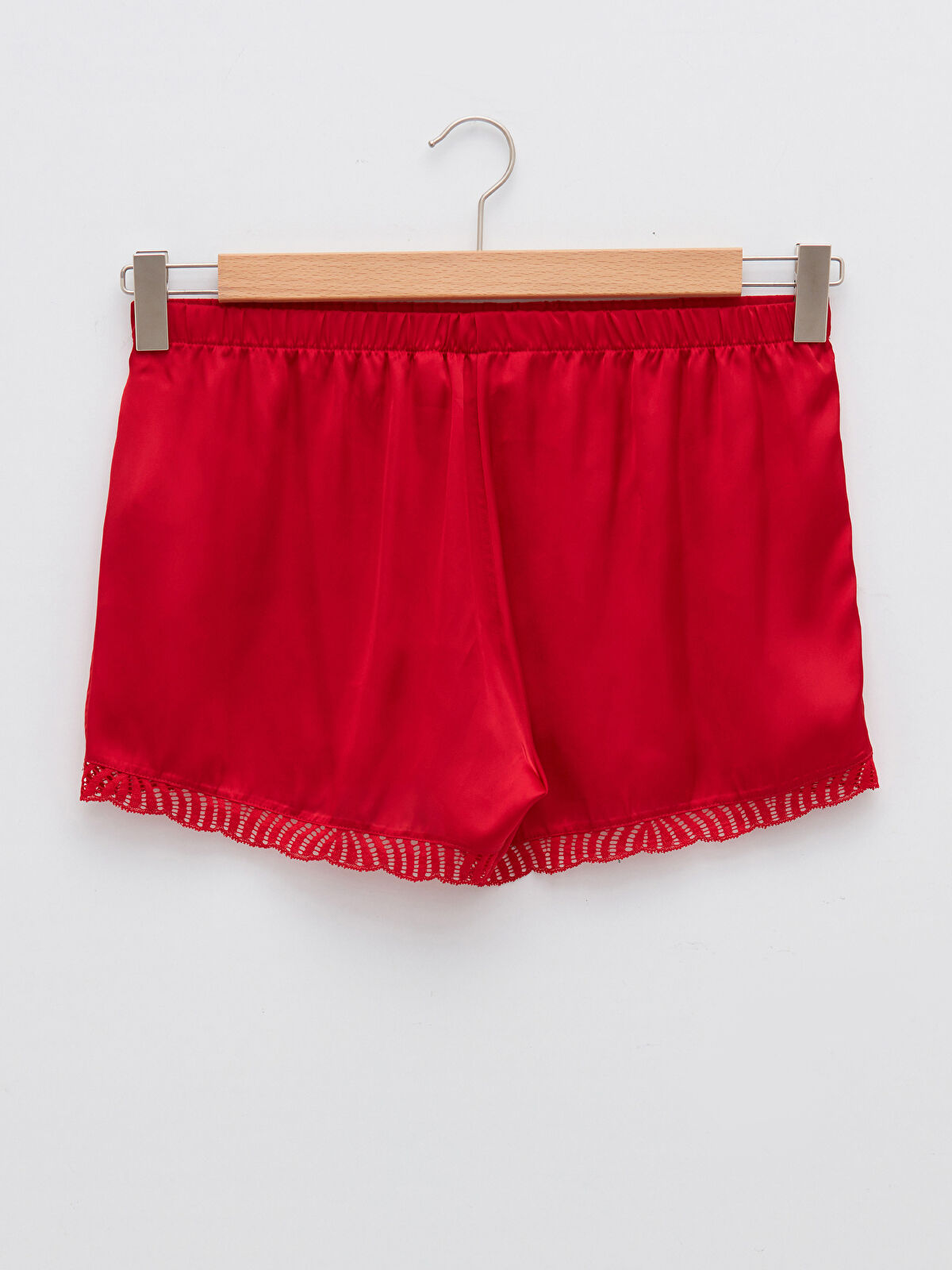 LCW DREAM Beli Lastikli Düz Dantel Detaylı Kadın Pijama Alt