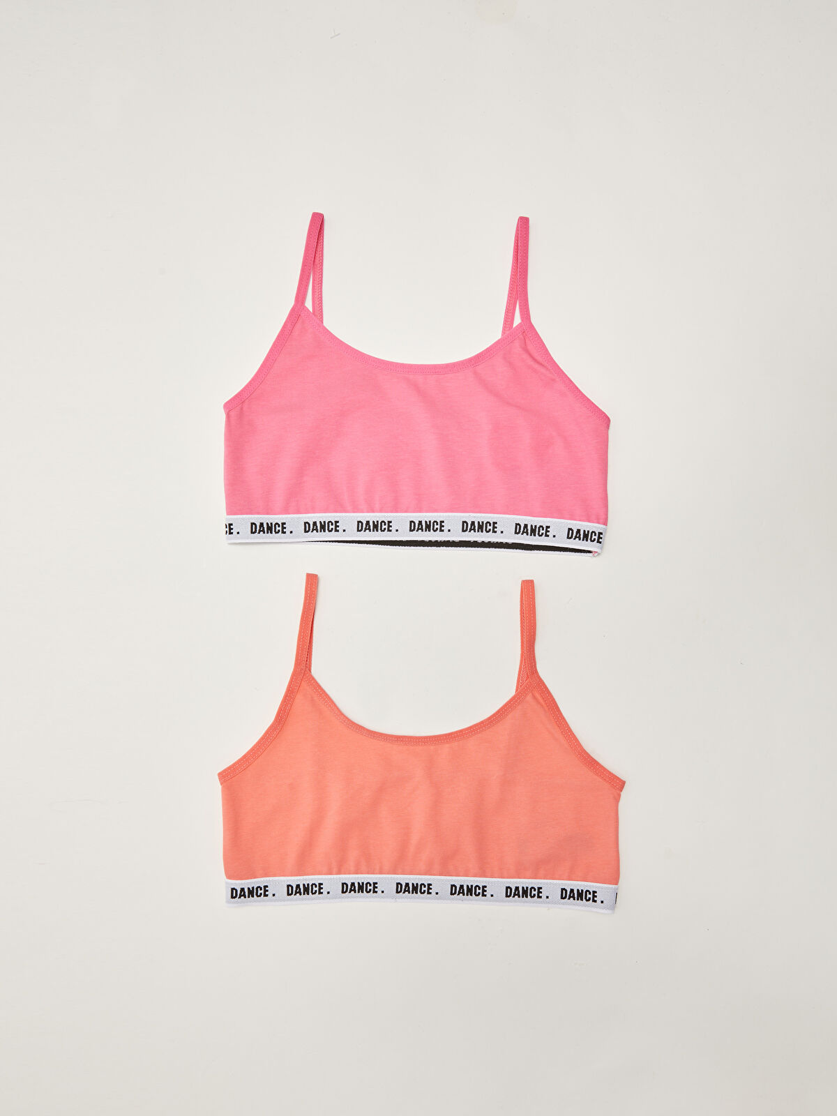 Askılı Pamuklu Kız Çocuk Büstiyer 2'li