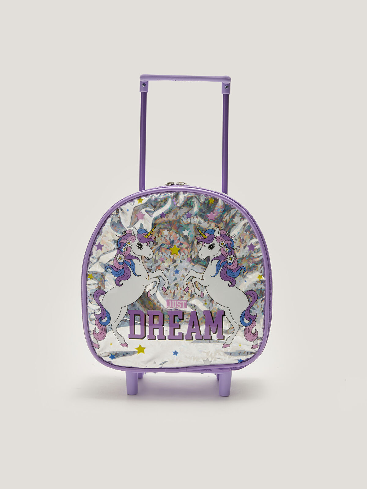 Kız Çocuk Baskılı Çekçekli Valiz