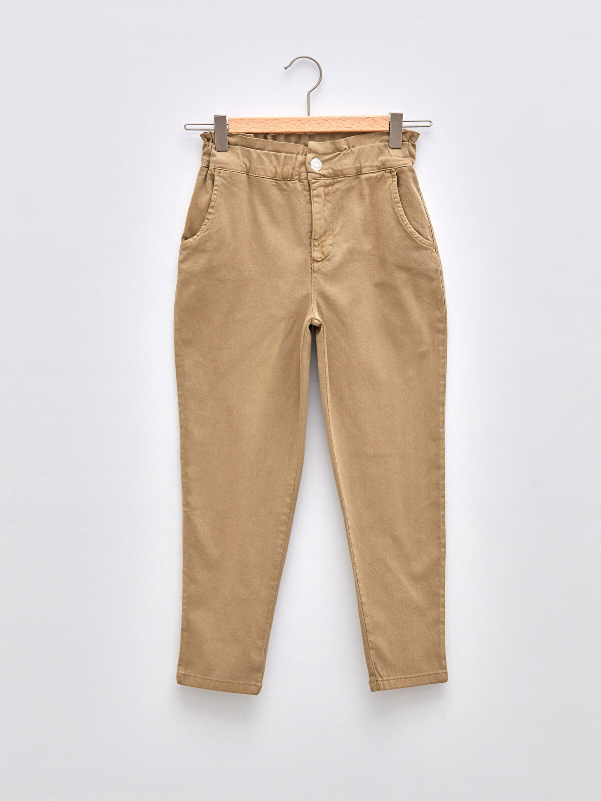 Basic Gabardin Paperbag Kız Çocuk Pantolon Basic Gabardin Paperbag Kız Çocuk Pantolon