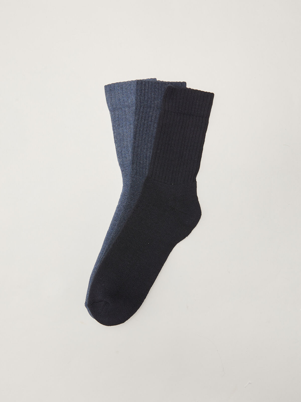 Düz Kalın Erkek Soket Çorap 3'lü