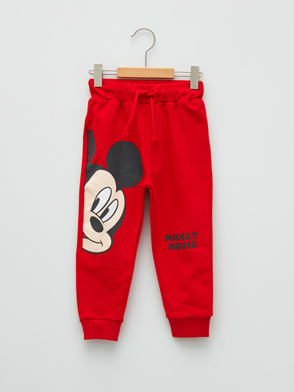 Beli Lastikli Mickey Mouse Baskılı Pamuklu Erkek Bebek Jogger Eşofman Alt Beli Lastikli Mickey Mouse Baskılı Pamuklu Erkek Bebek Jogger Eşofman Alt