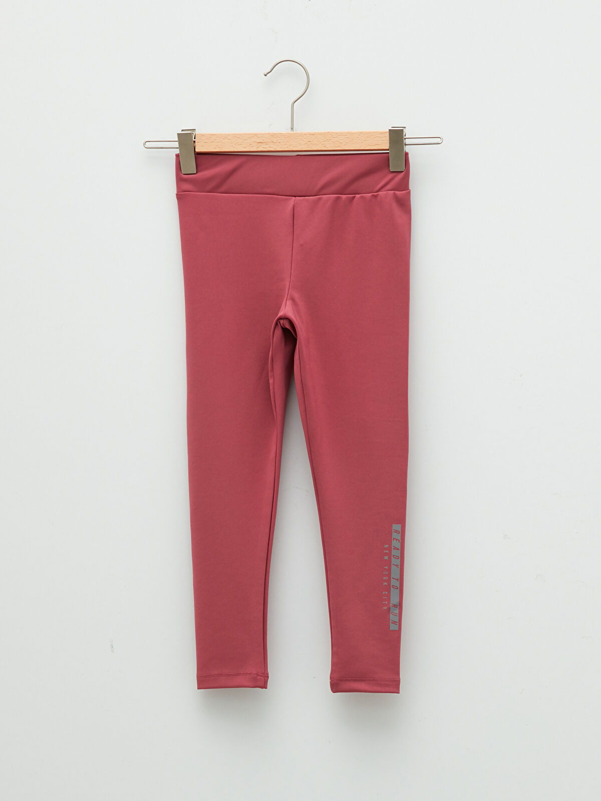 Beli Lastikli Baskılı Kız Çocuk 3/4 Boy Tayt Anne Kız Kombini